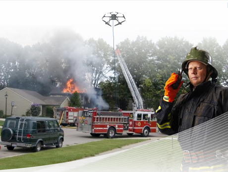 Tethered drones can implement several core technologies of high ...